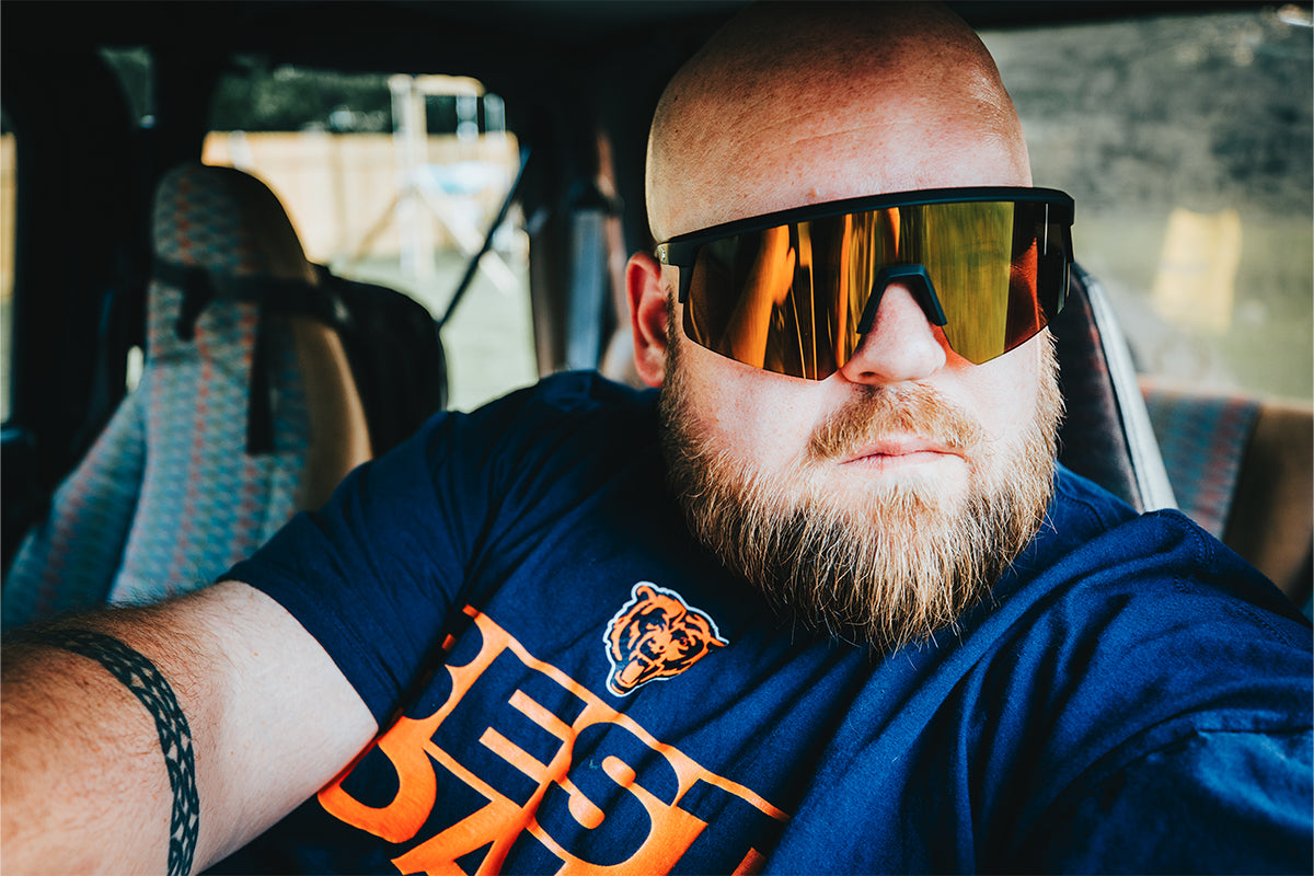 Surge XL - Matte Black - 24K Gold Sunglasses | Detour – Detour Sunglasses